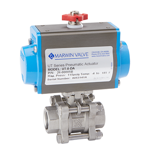8700 Series Three Piece Ball Valves | Marwin Valve